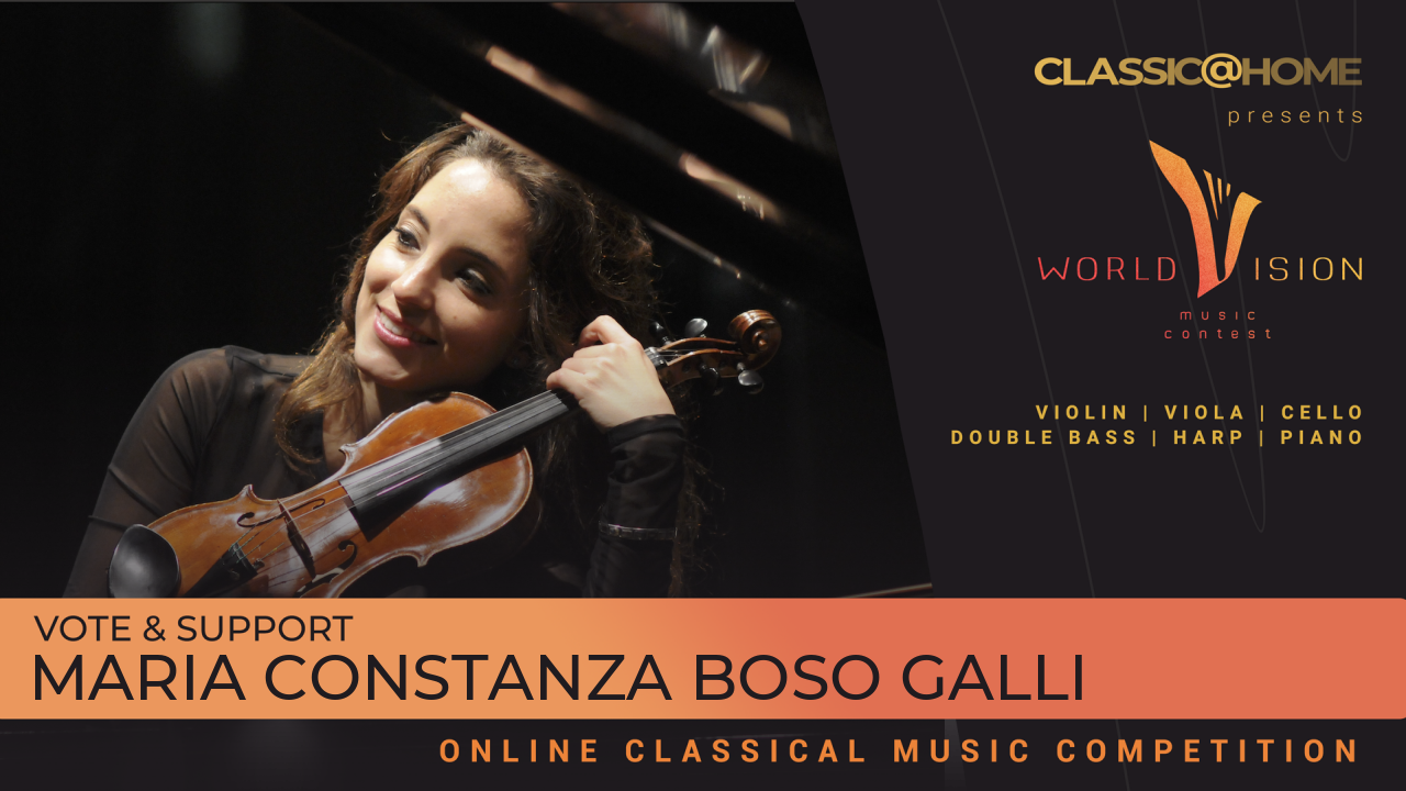 Maria Constanza Boso Galli, Violin - Worldvision Contest