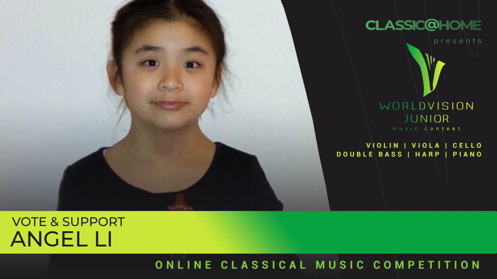 Angel Li, Violin - Worldvision Contest