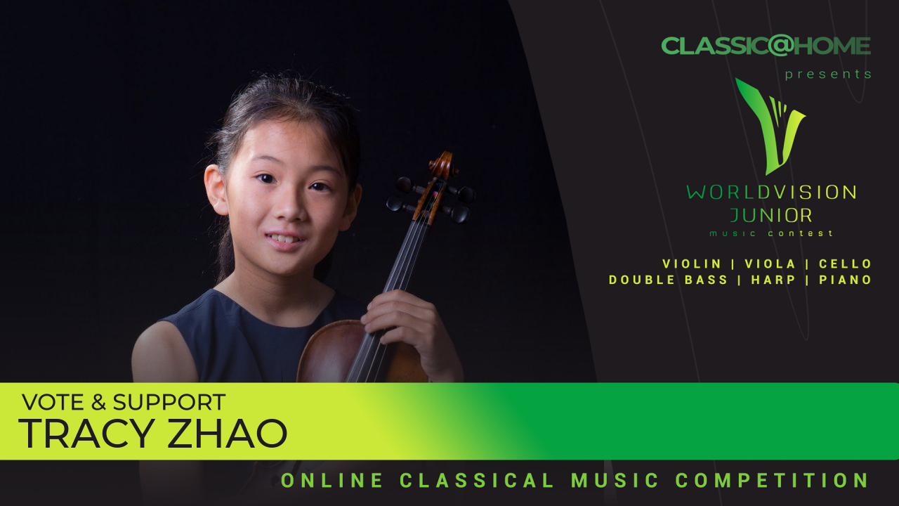 Tracy Zhao, Violin - Worldvision Contest