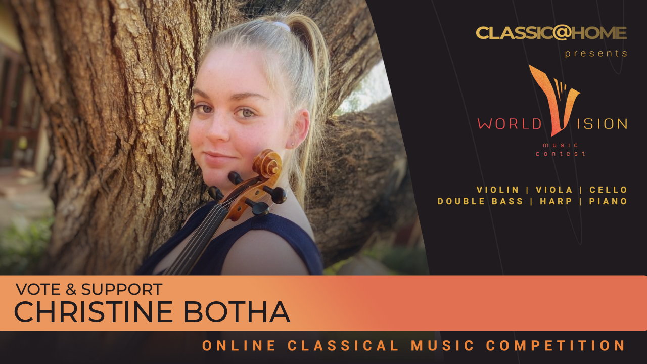 Christine Bothа, Violin - Worldvision Contest