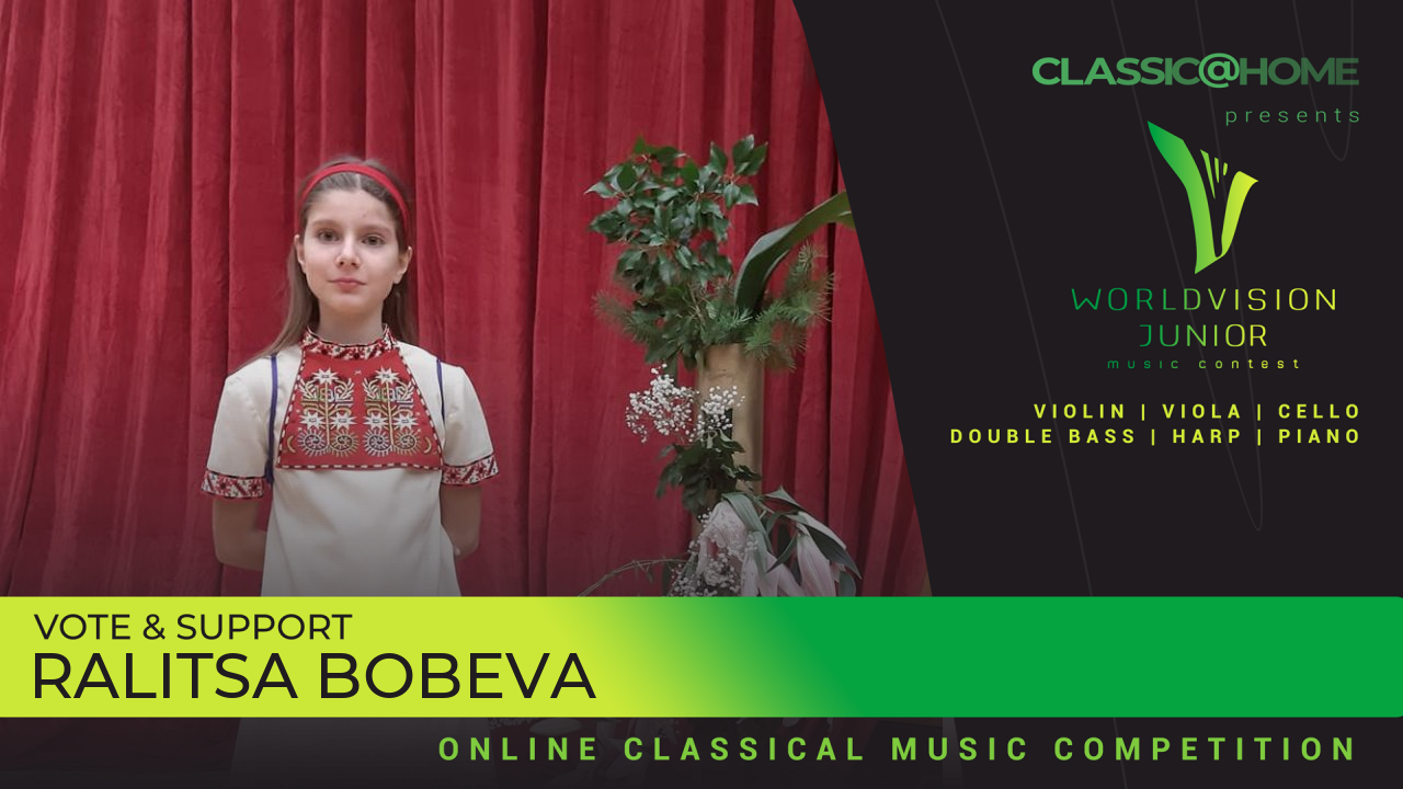 Ralitsa Bobeva, Violin - Worldvision Contest