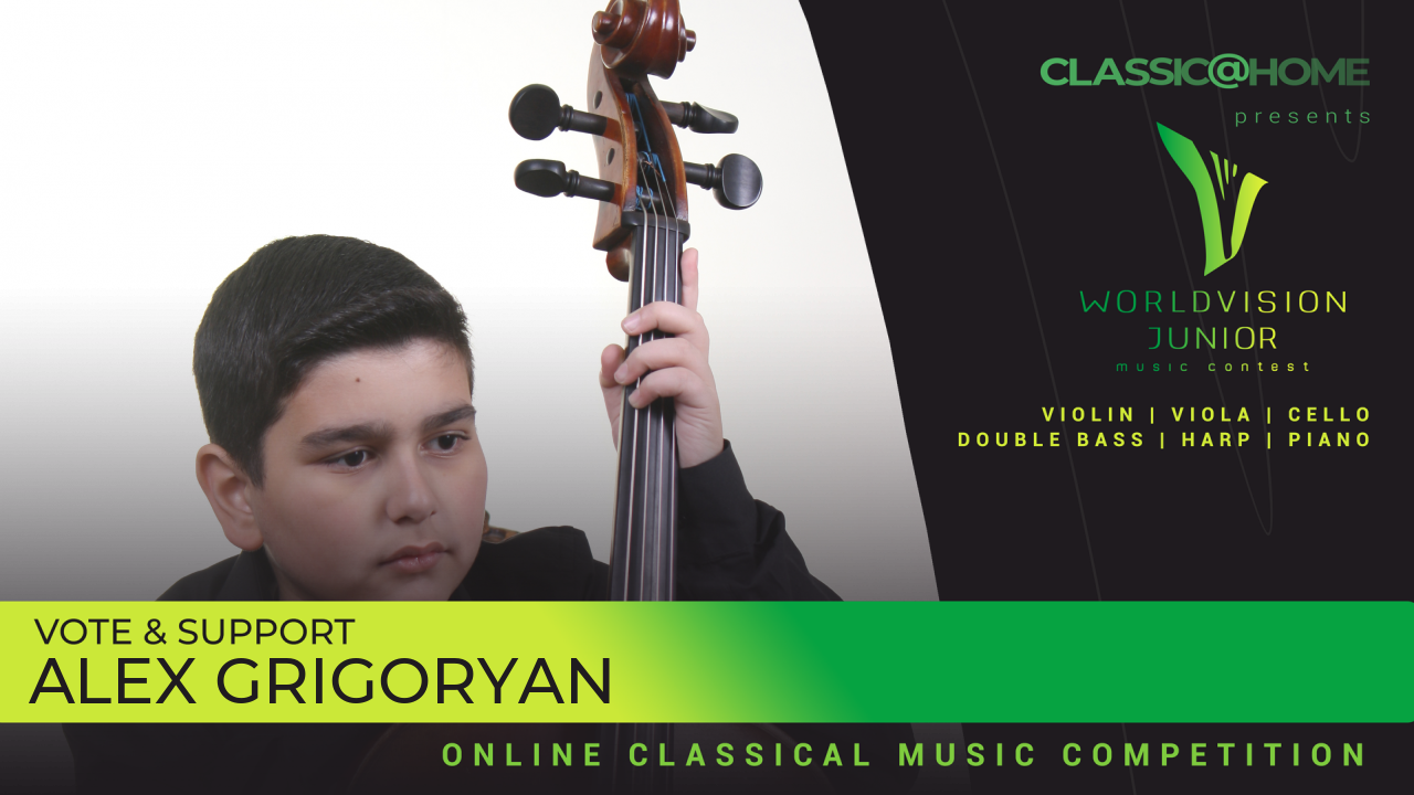 Alex Grigoryan, Cello - Worldvision Contest